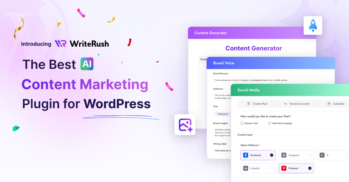 Meet WriteRush: AI-Powered WordPress Plugin That Writes, Sounds, and ...